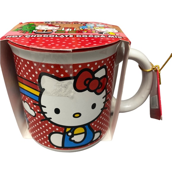 Hello Kitty | Kitchen | Hello Kitty Mug With Hot Chocolate New Unused ...